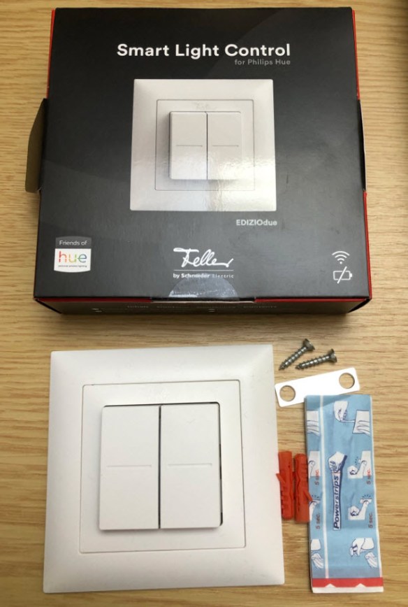 3D Printed Mounting Bridge for Feller Smart Light Control for Philips ...