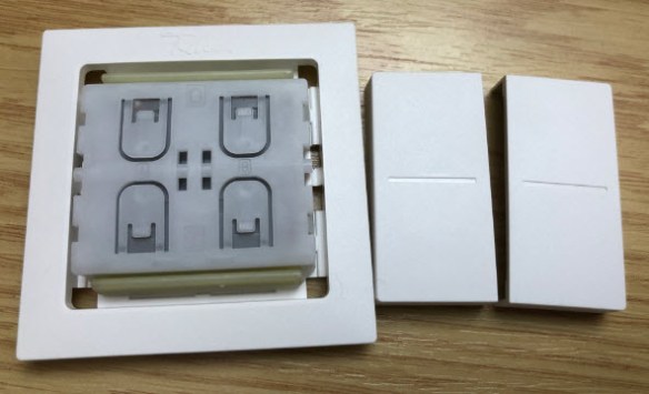 3D Printed Mounting Bridge for Feller Smart Light Control for Philips Hue | MCU on Eclipse
