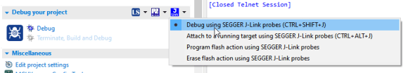 Attach with the Debugger to a Running Target | MCU on Eclipse