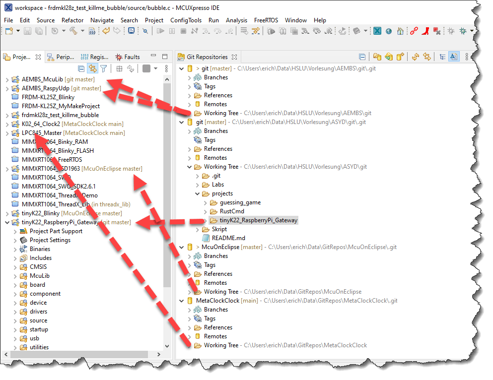 Organizing Projects with Eclipse and Git | MCU on Eclipse