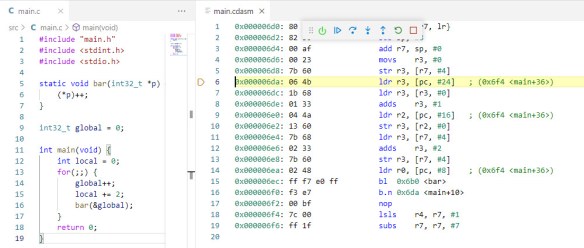 Visual Studio Code for C/C++ with ARM Cortex-M: Part 10 – Assembly ...