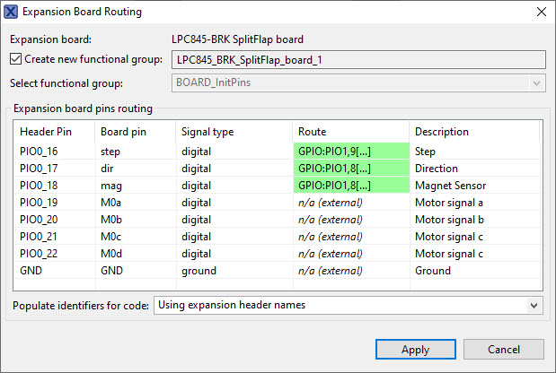 Creating custom Expansion Board and Header for the MCUXpresso Pins Tool | MCU on Eclipse