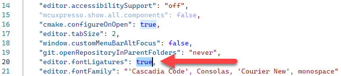 ‘Nicer Coding’: Ligatures with Eclipse and Visual Studio Code | MCU on ...
