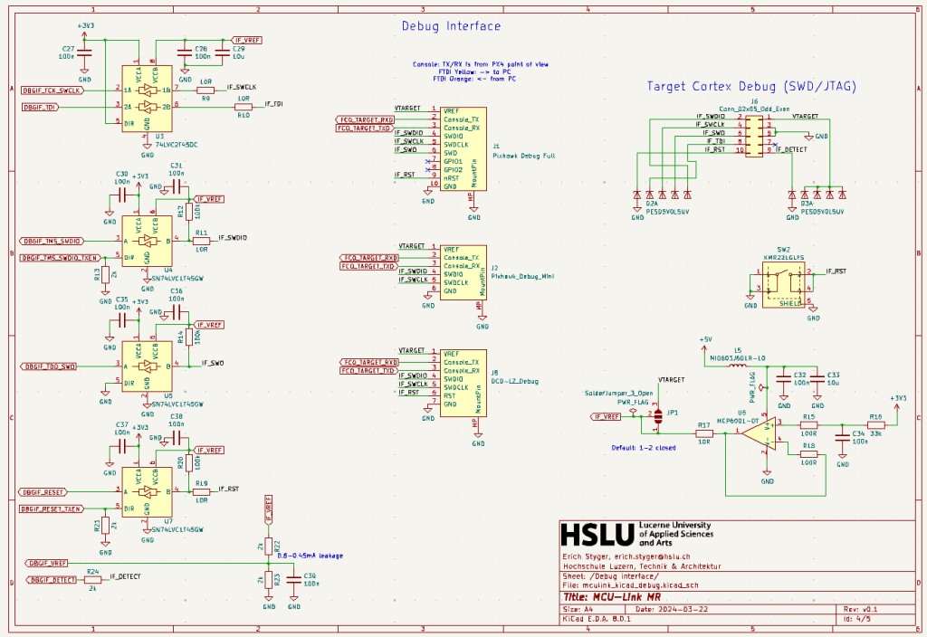 CMSIS-DAP Debug Probe for Robots and Pixhawk with KiCAD | MCU on Eclipse