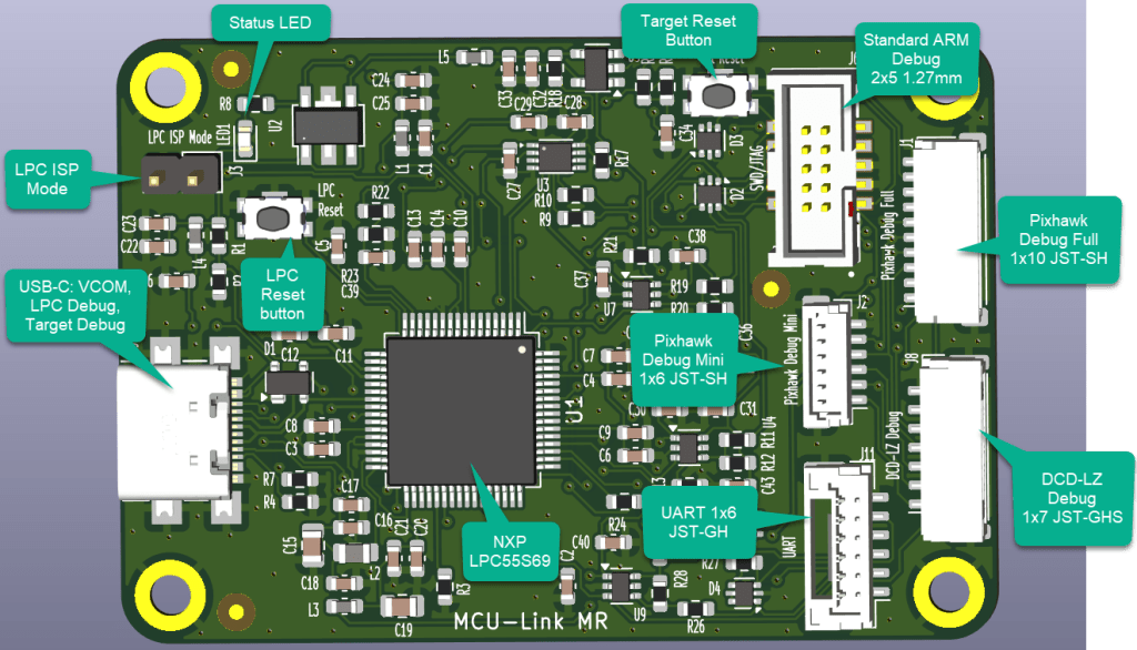 CMSIS-DAP Debug Probe for Robots and Pixhawk with KiCAD | MCU on Eclipse