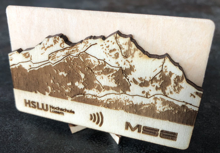 DIY Wood RFID Business Cards | MCU on Eclipse