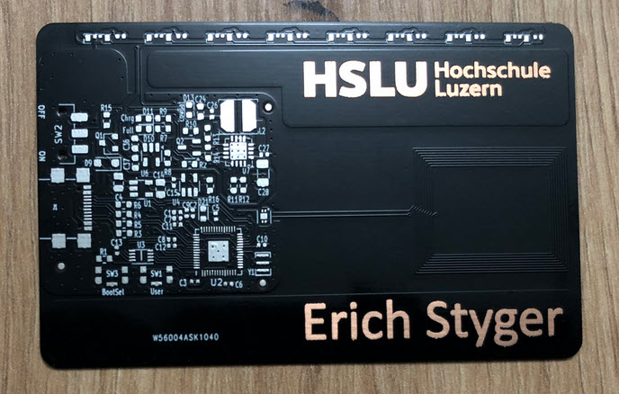 Customizable DIY RFID Business Card and Badge Holder with Victorinox Swiss Army Knife Tools ...