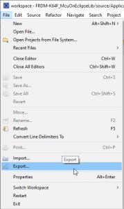 Eclipse Workspace Sharing: Team Project Set Export and Import | MCU on Eclipse
