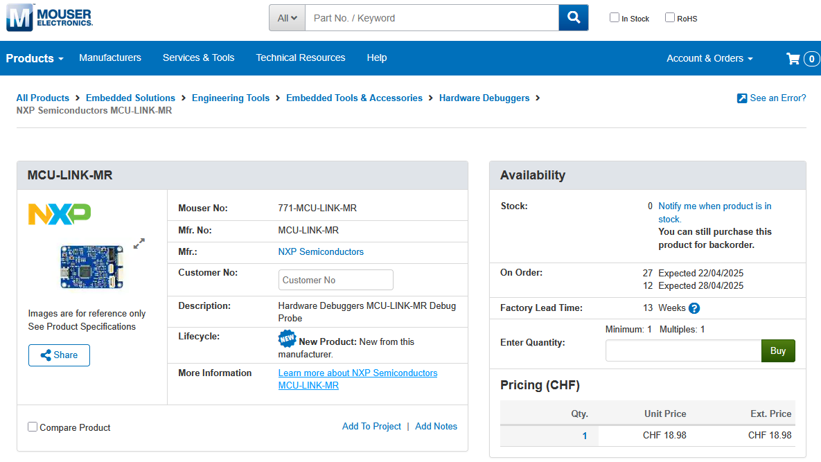 MCU-Link-MR: Affordable CMSIS-DAP Debug Probe for Robotics and beyond | MCU on Eclipse